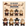 2026 Limited Edition 3D Beaded Gnome DIY Kit, 4 Gnome Designs 3D Beaded ...