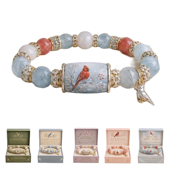 2026 Limited Edition Bluebird Blessings Bracelet with Gift Box, Spring ...