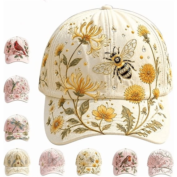 2026 Limited Edition Botanical Baseball Cap,Adjustable Cotton ...