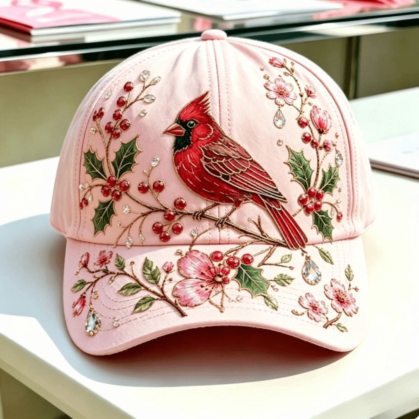 2026 Limited Edition Garden Morning Cap Butterfly & Wildflower Print ...