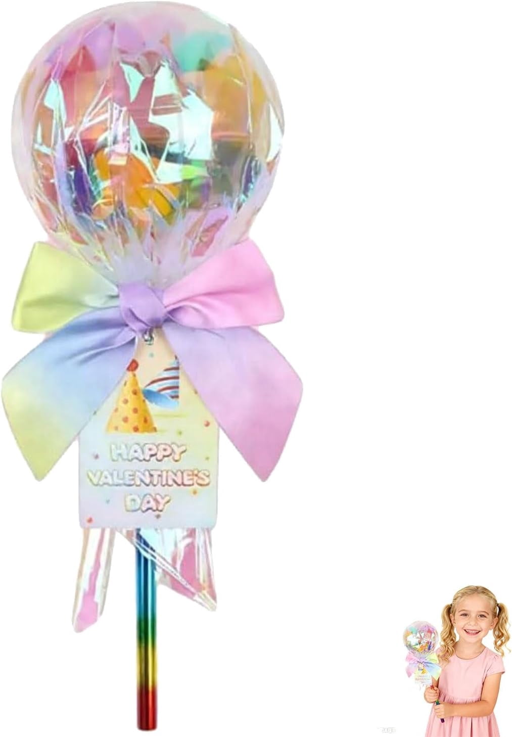 2026 Lollipop Valentine Kit, Valentines Day Gifts Giant Lollipop, 24 ...