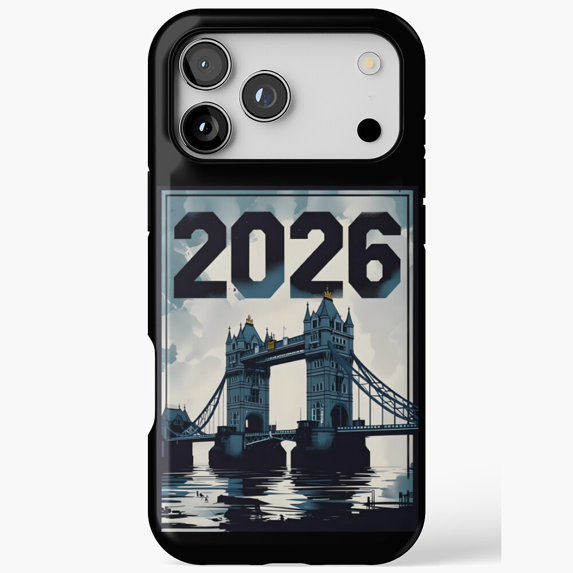 2026 London Bridge Vintage Graduation Style iPhone Case 11 to 17 Pro ...