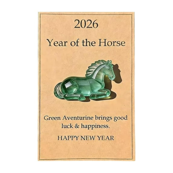 2026 Lucky Amethyst Crystal Horse — A Symbol of Wisdom & Success ...