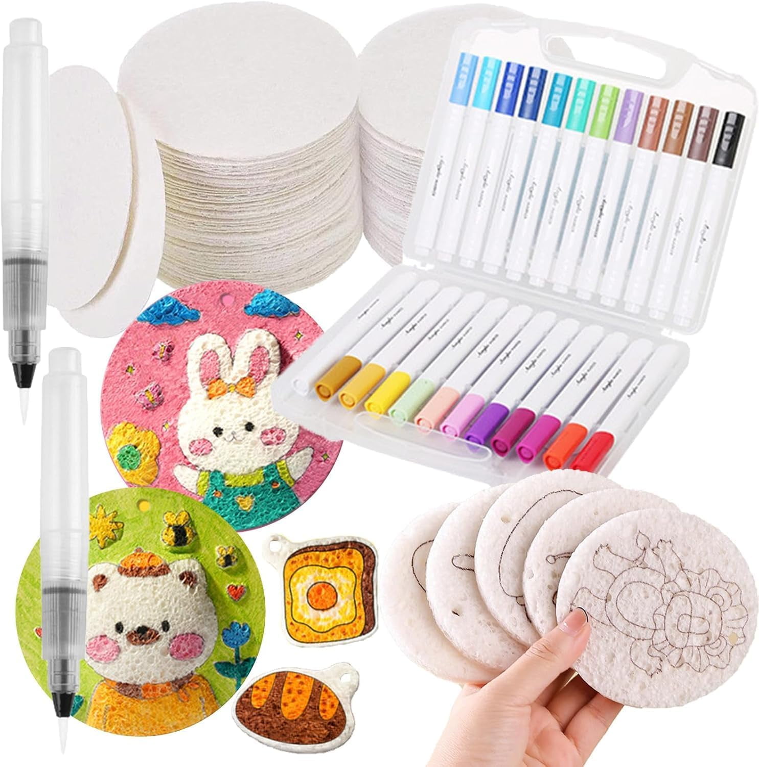 2026 Magic Foam Texture Painting Kit, Magic Puffy Paint, 3D Drawing ...