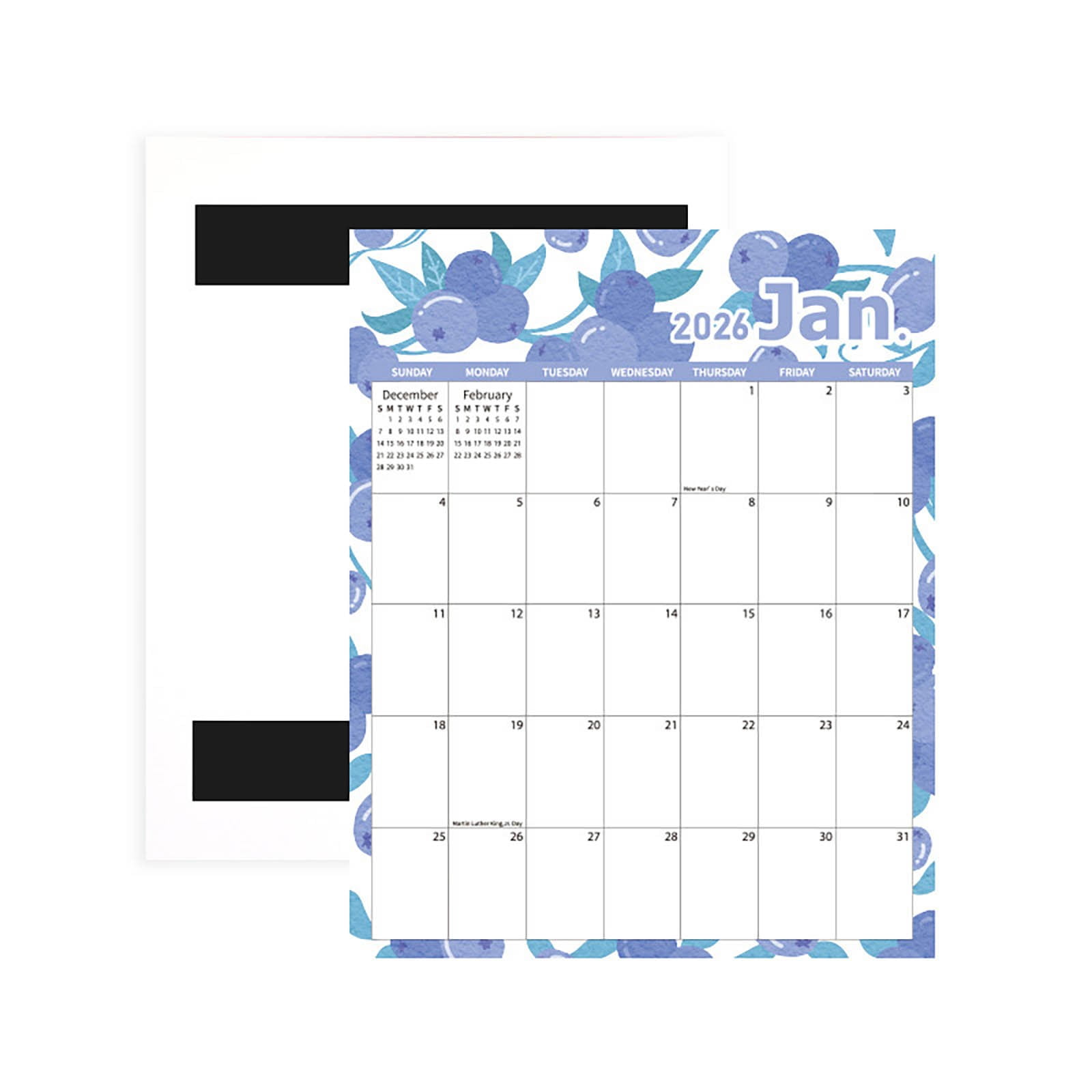 2026 Magnetic Refrigerator Calendar 12-Month Fridge Wall Calendar ...