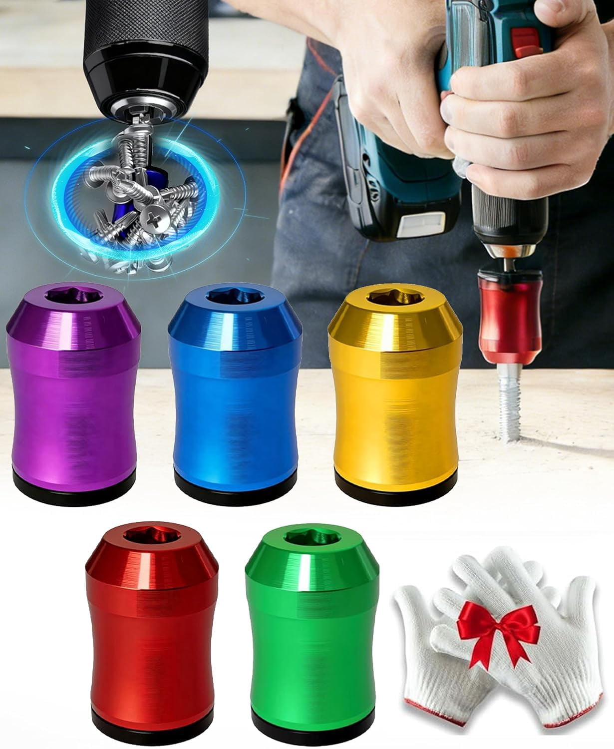 2026 Magnetizer & Demagnetizer Tool Set, Magnetic Screw Holder - Never ...