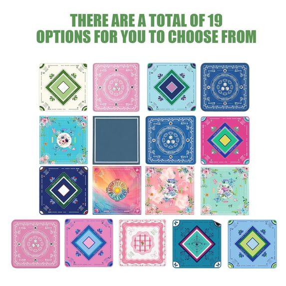 2026 Mahjong Mat for Table 3 Layer Thickened Non-Slip Noise Reducing ...