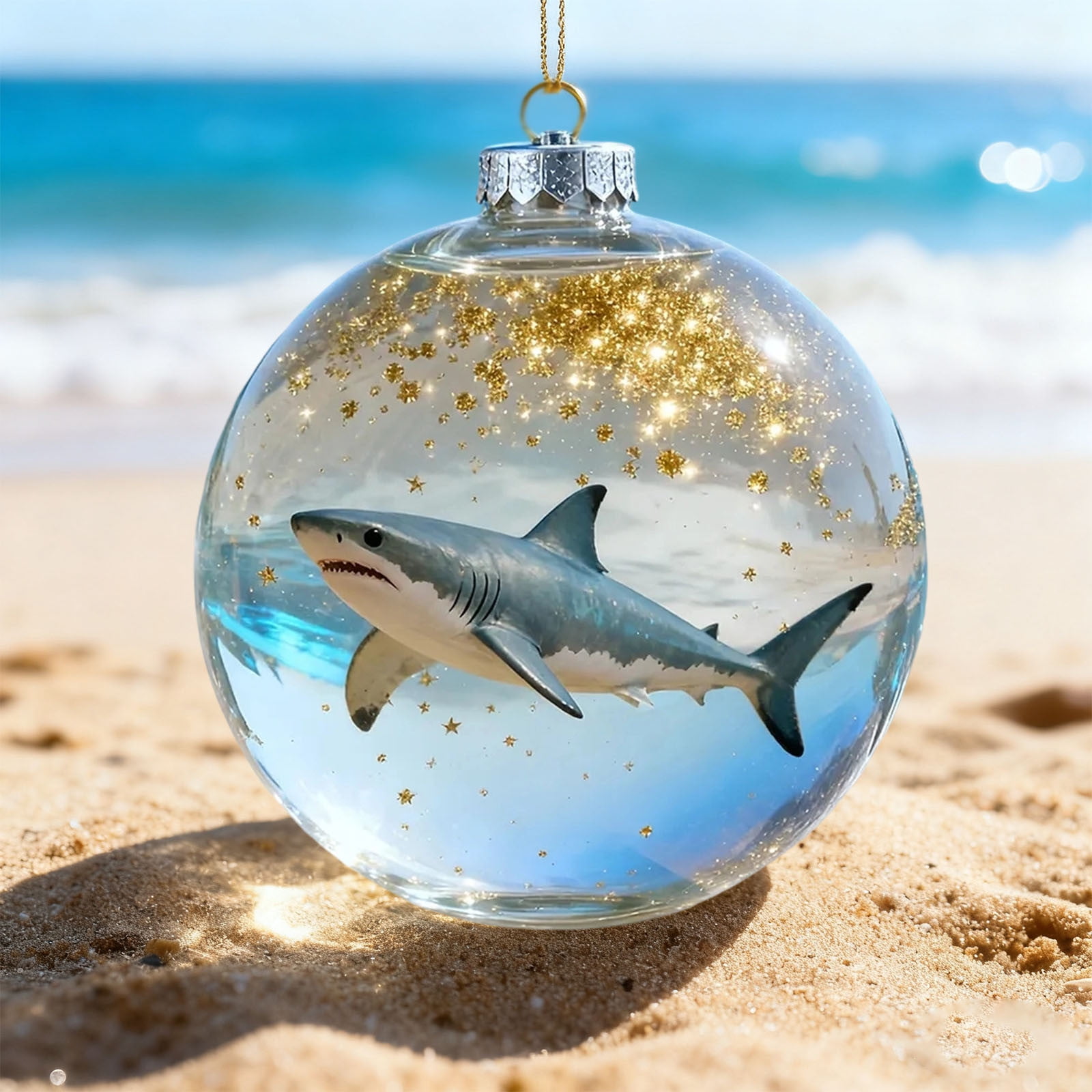 2026 Marine & Forest Life Glass Decoraton Collection, 2.75" Vivid ...