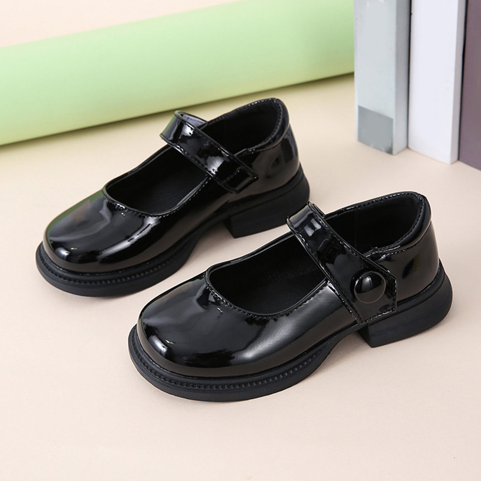 2026 Mary Jane Shoes for Girls Platform Chunky School Shoes Patent ...