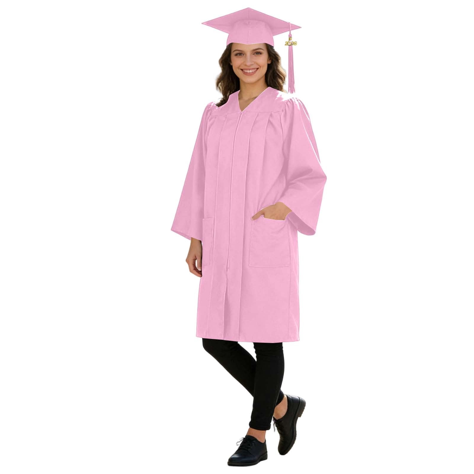 2026 Matte Graduation Gown with Cap & Tassel for Men Women - Walmart.com