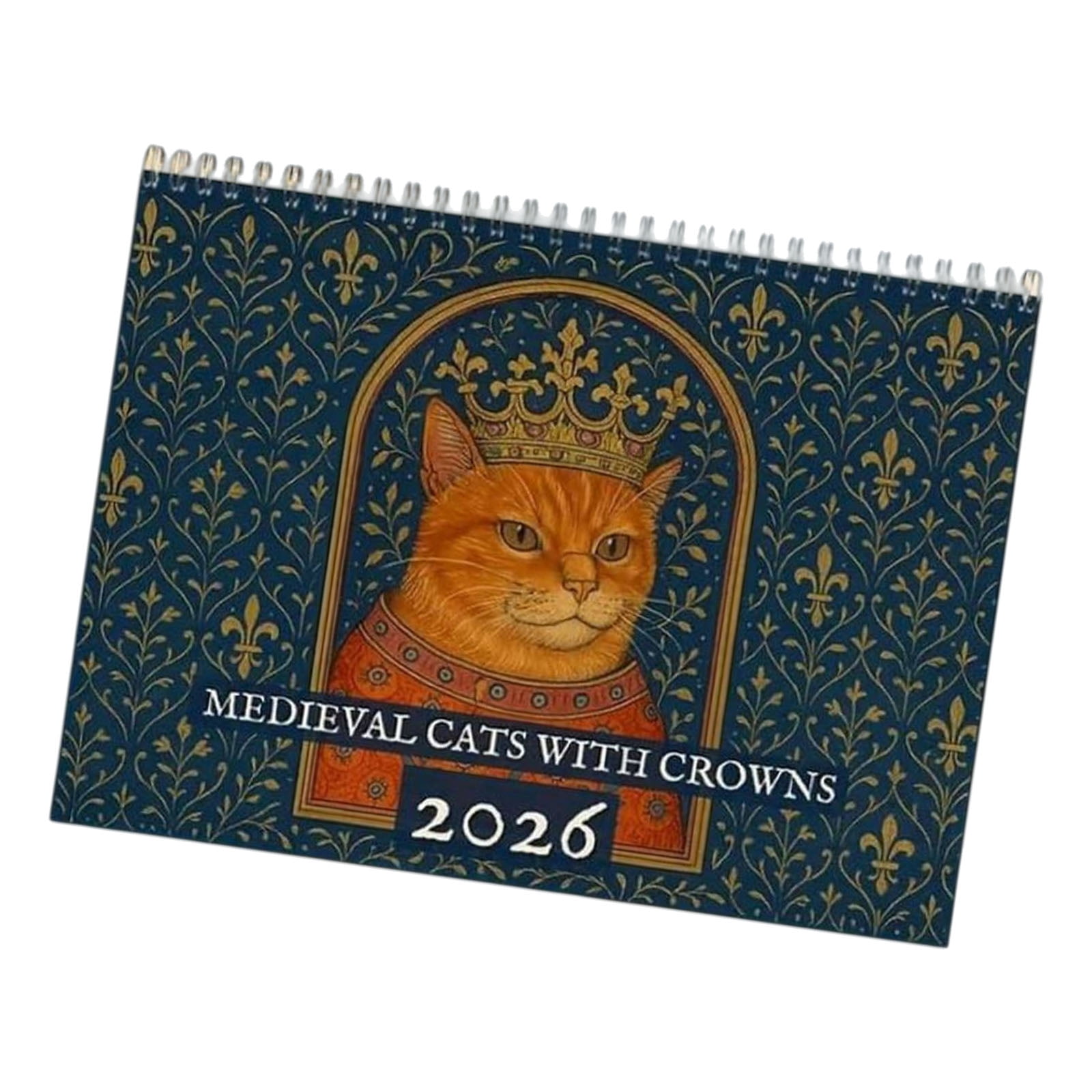 2026 Medieval Wall Calendar Twin-Coil Binding Monthly Academic Calender ...