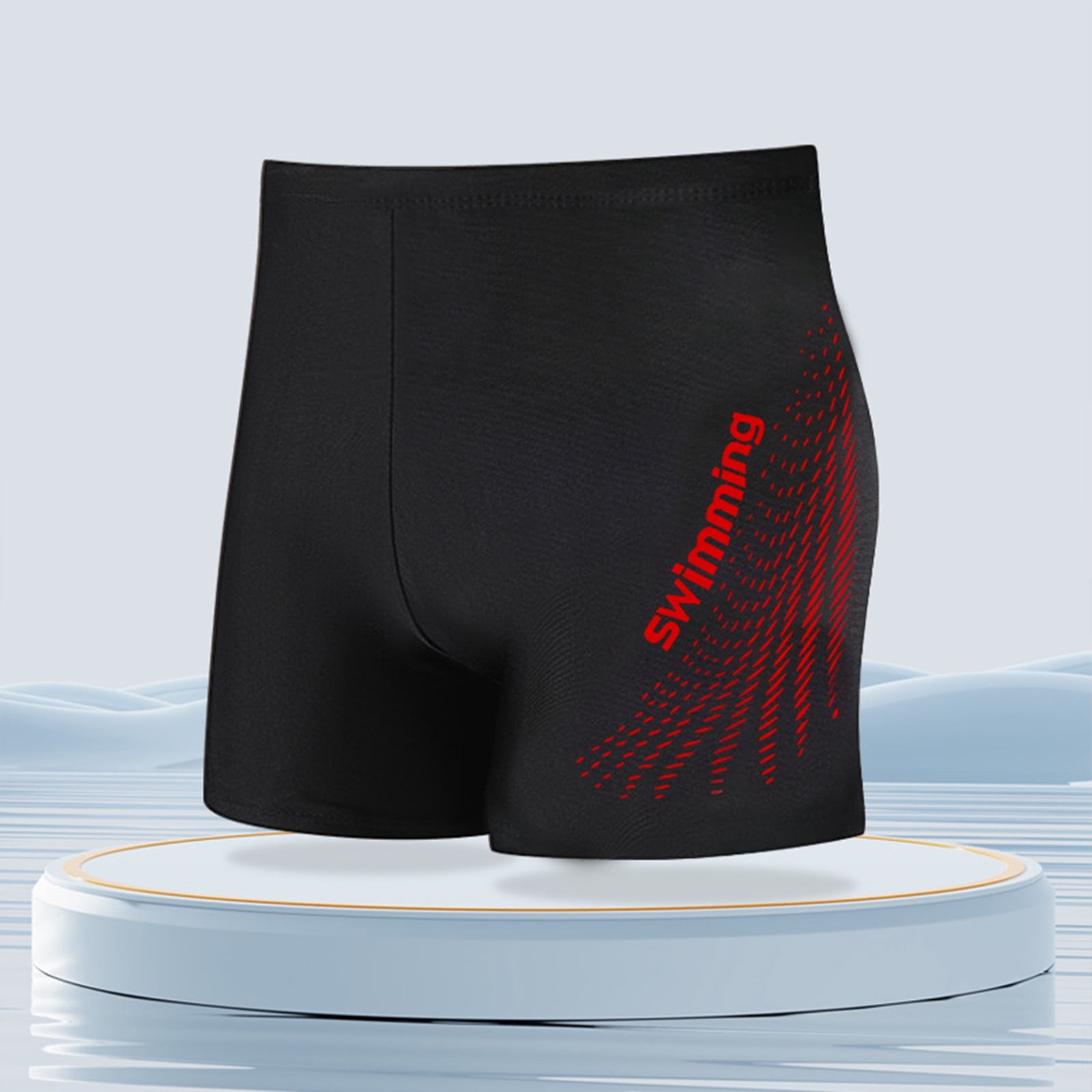 2026 Men's Athletic Swim Jammers Square Leg Compression Swimsuit Quick ...