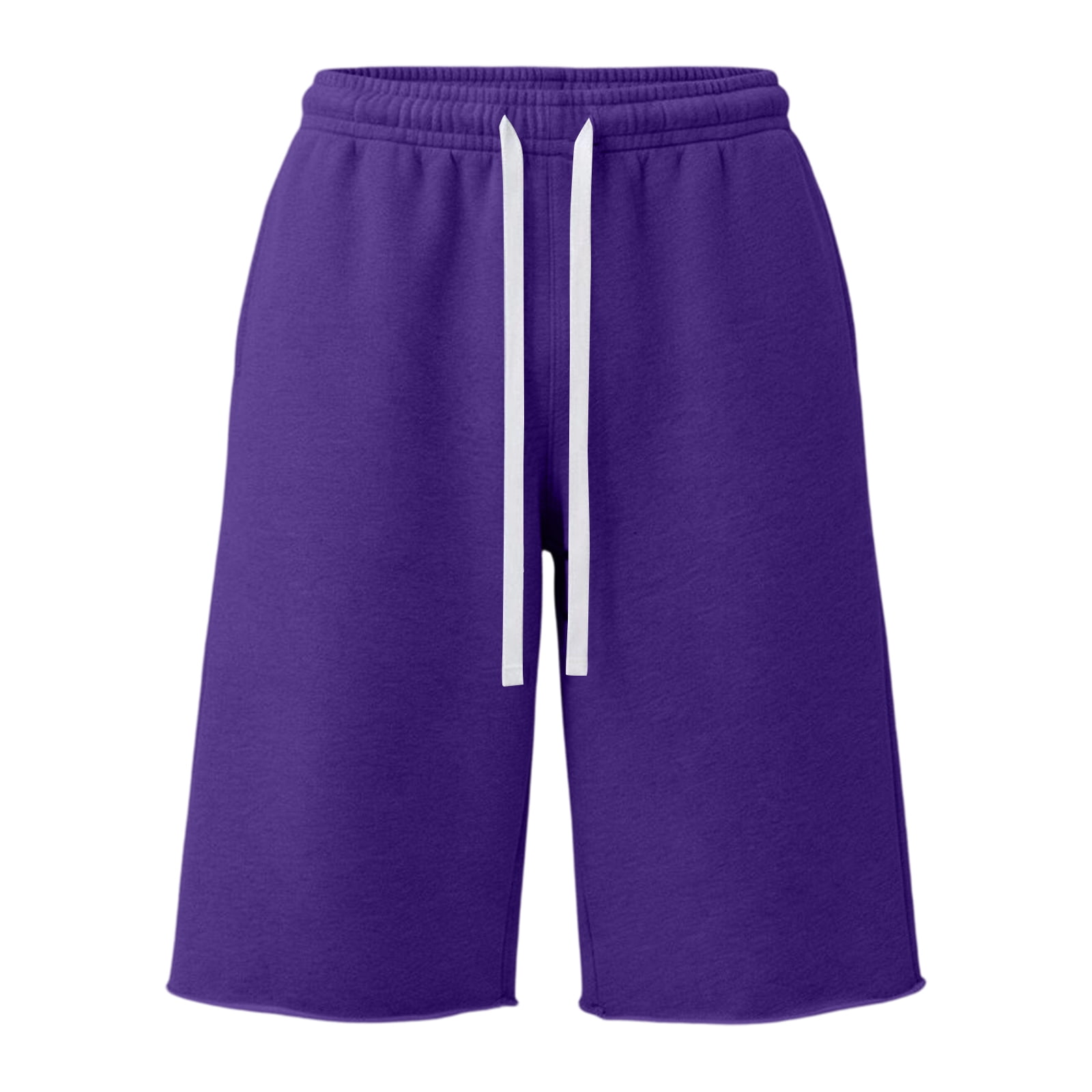 2026 Men's Baggy Sweat Shorts Lightweight Under Knee Casual Drawstring ...