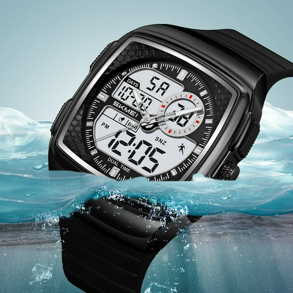 2026 Men's Digital Watch with EL Backlight Business Sports Military Men ...