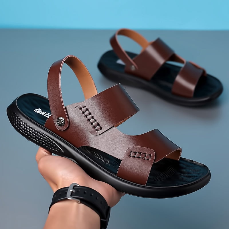2026 Men's Sandals Summer Beach Shoes Dual-use Sandals and Slippers New ...