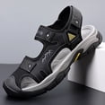 2026 Men's Trendy Closed-Toe Sandals, Casual Hollow-Out Clogs ...