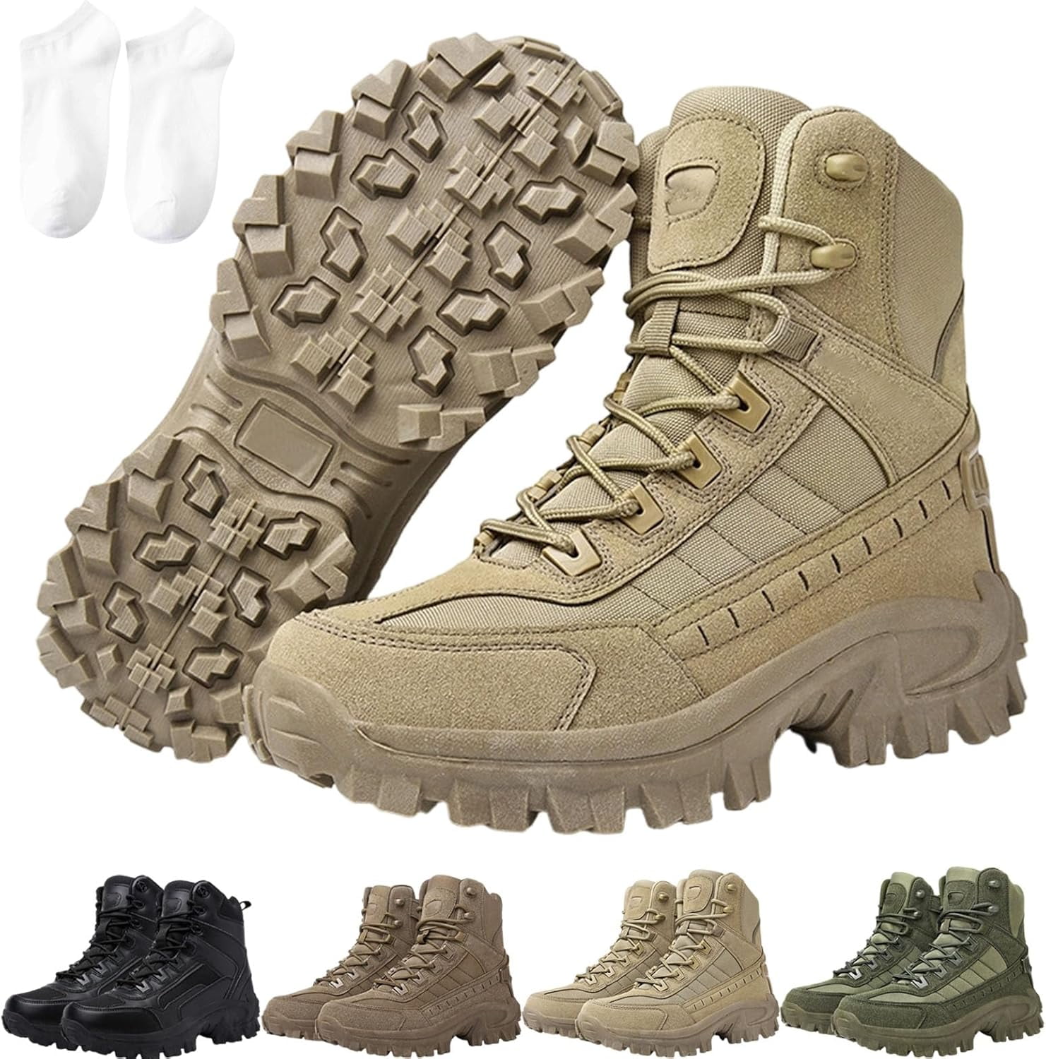 2026 Mens Orthopedic Support Anti-Puncture Work Boots Waterproof Anti ...