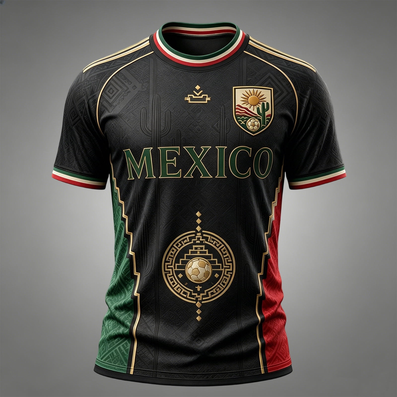 2026 Mexico Soccer Tops Short Sleeve Crew Neck For Men Mexico Soccer ...