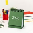 2026 Mini Desk Calendar, Compact Desktop Calendar Ornament with Clear ...