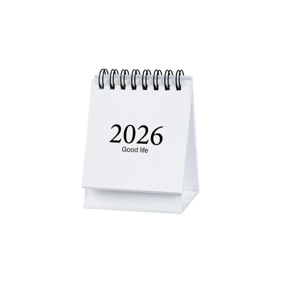 2026 Mini Desk Calendar Flip Monthly Memo Notes Simple Style Calendar 3 ...