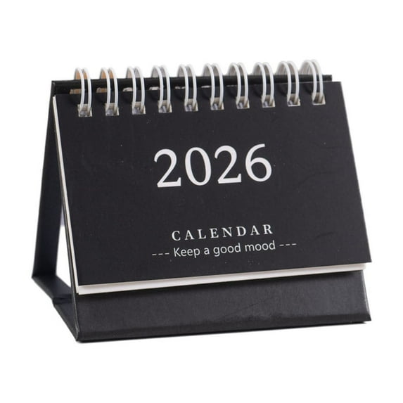 2026 Mini Desktop Calendar Planner with Notepad, July 2025 to December ...