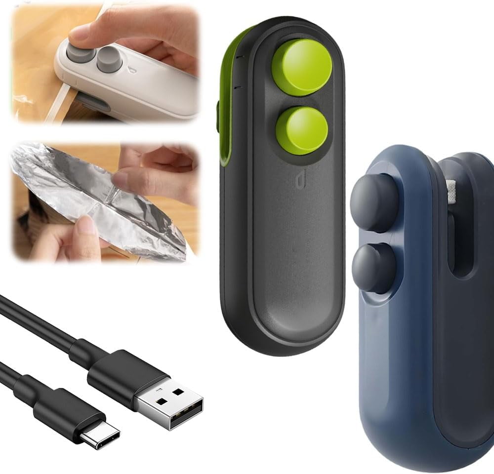 2026 Mini Foil Sealer with Cutter, Kitchen Gadgets, Home Must Have ...