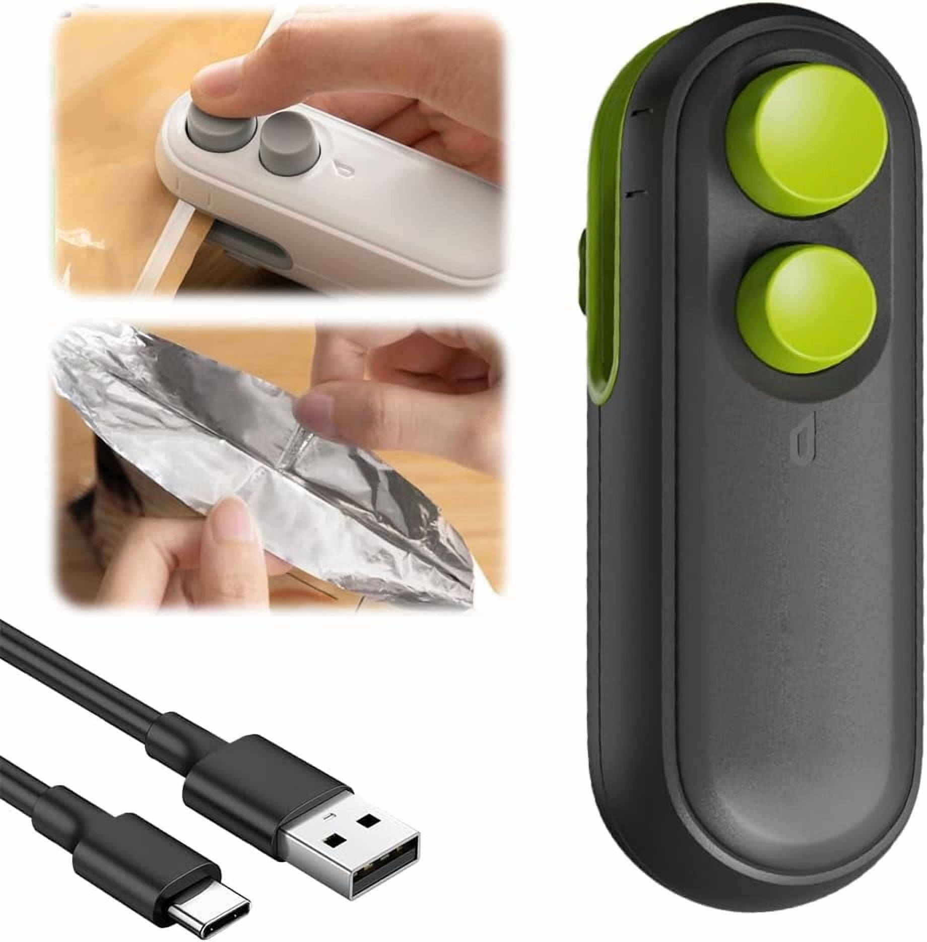 2026 Mini Foil Sealer with Cutter, Kitchen Gadgets, Home Must Have ...