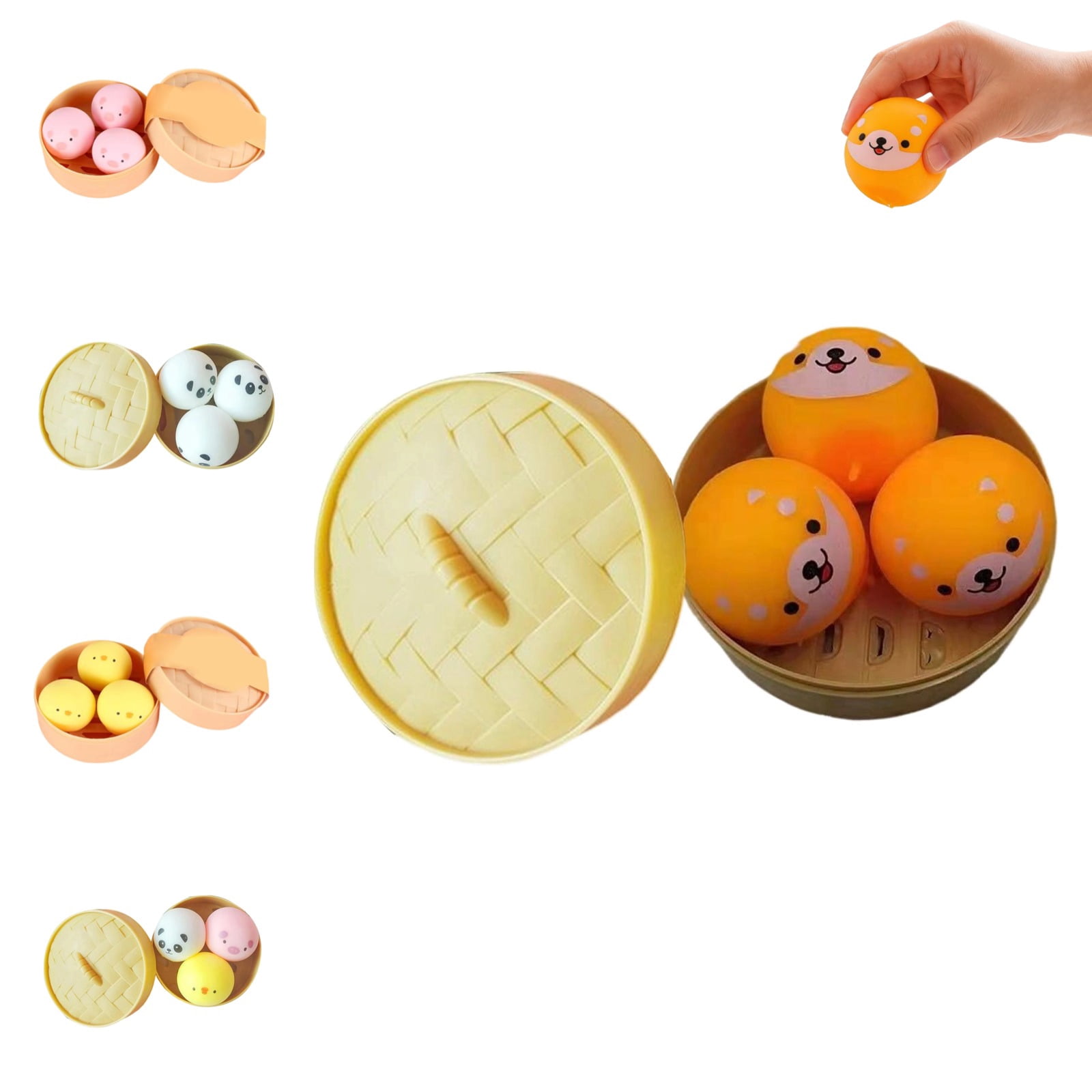 2026 Mini Monkey Dumpling Squishies 3 Packs Squishies Surprises, Fidget ...