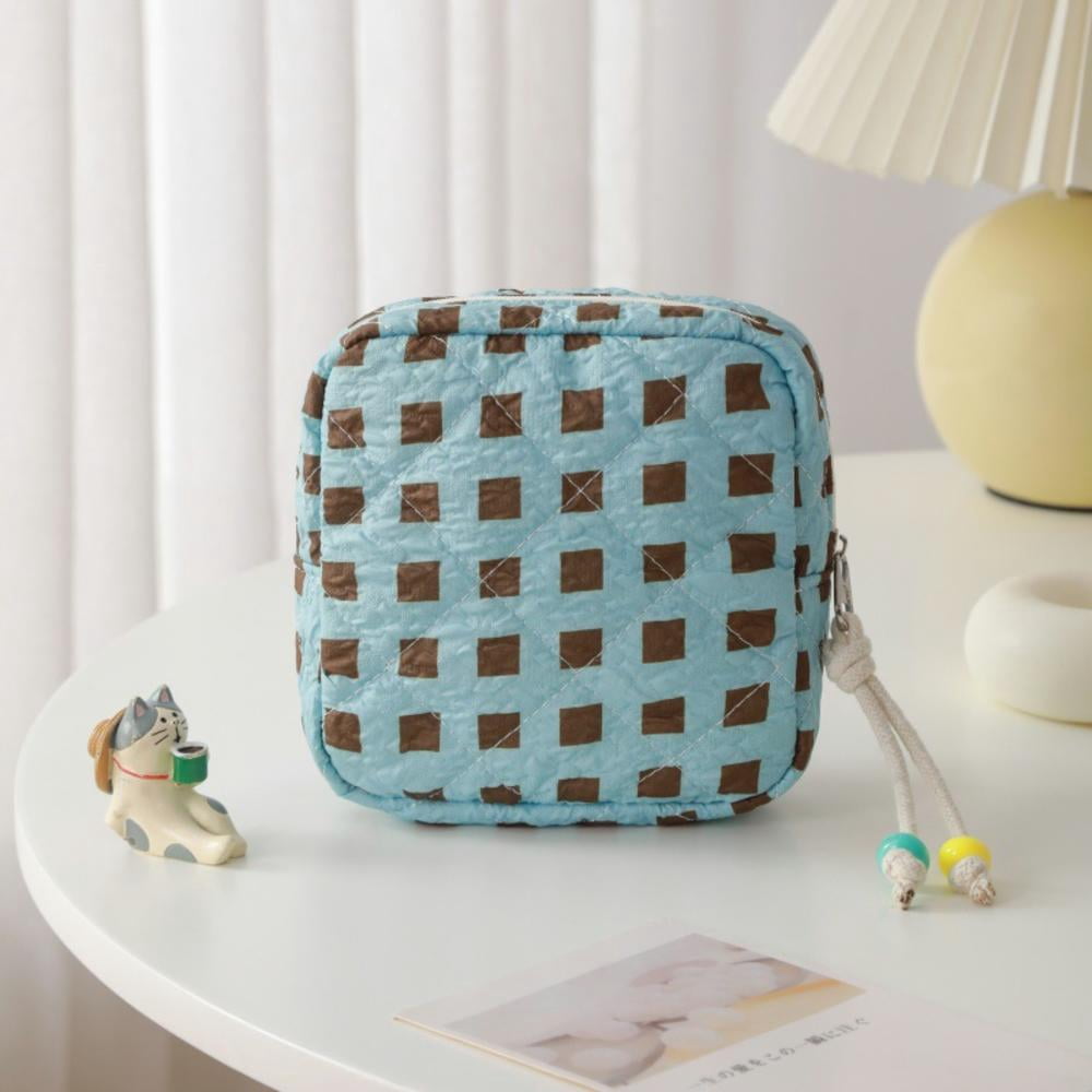 2026 Mini portable storage bag vintage cute and soft coin purse makeup ...