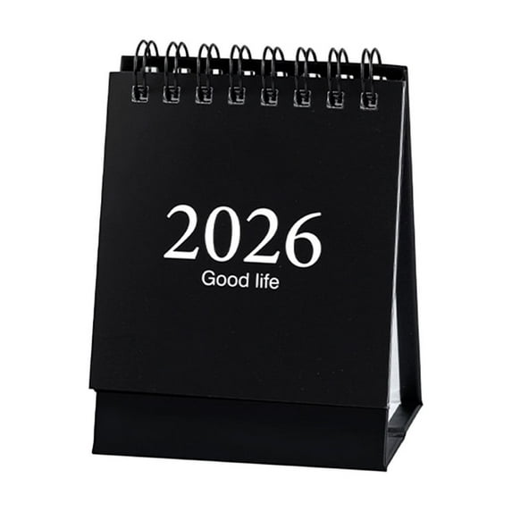 2026 Minimalist Desk Calendar Planner, English Date Display With Stand ...