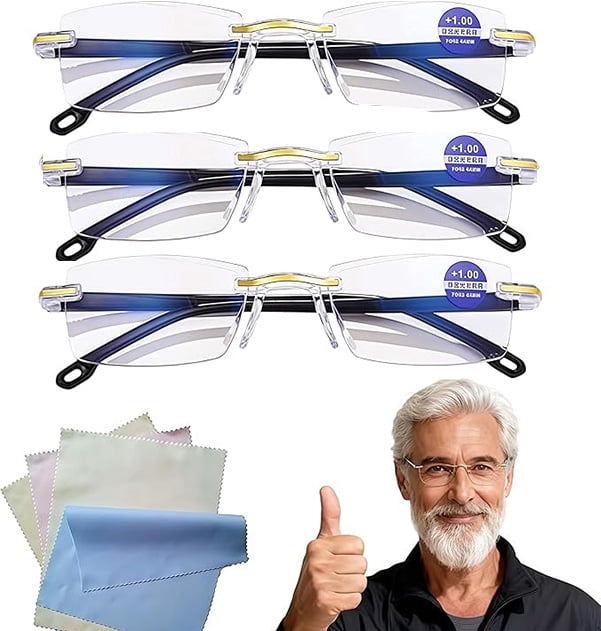 2026 Model Auto Focus Glasses Clarity Blue Glasses, Intelligent Dual ...
