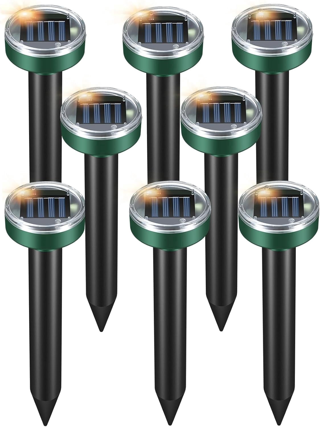 2026 Mole Repellent Solar Powered Stakes, Ultrasonic Outdoor Pest ...