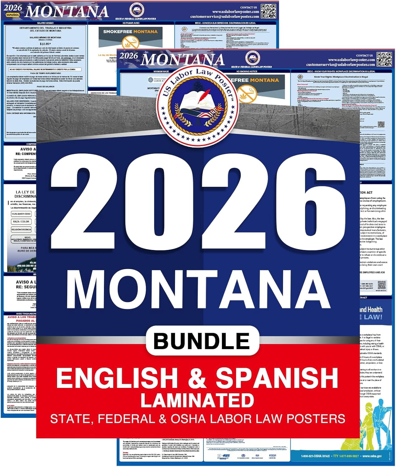 2026 Montana MT All-in-One Workplace Compliance & Labor Law Poster ...