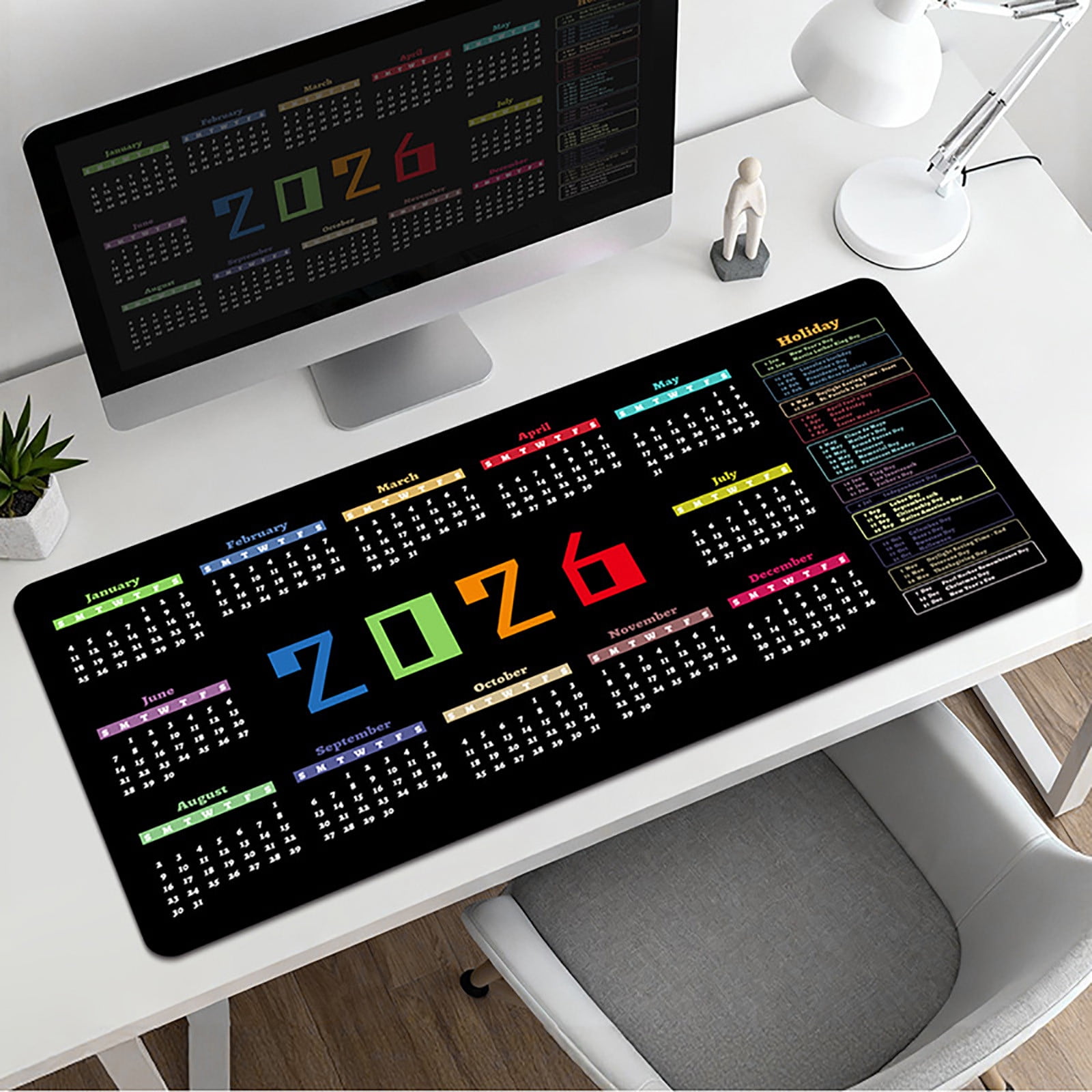 2026 Mouse Pad Calendar,2026 Calendar Mouse Pad,Computer Mouse Mat with ...
