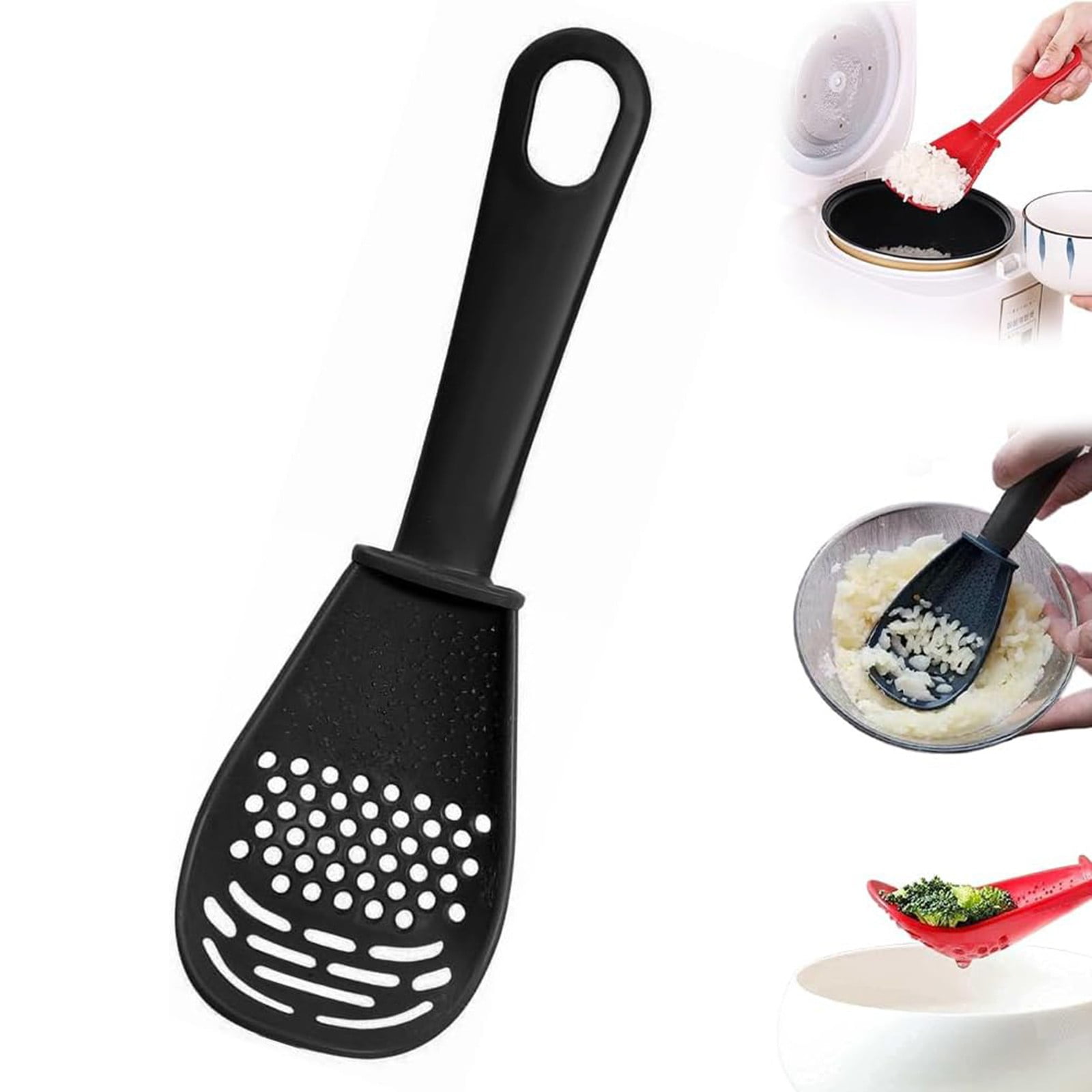 2026 Multifunctional Kitchen Cooking Spoon, 5-in-1 Heat Resistant ...