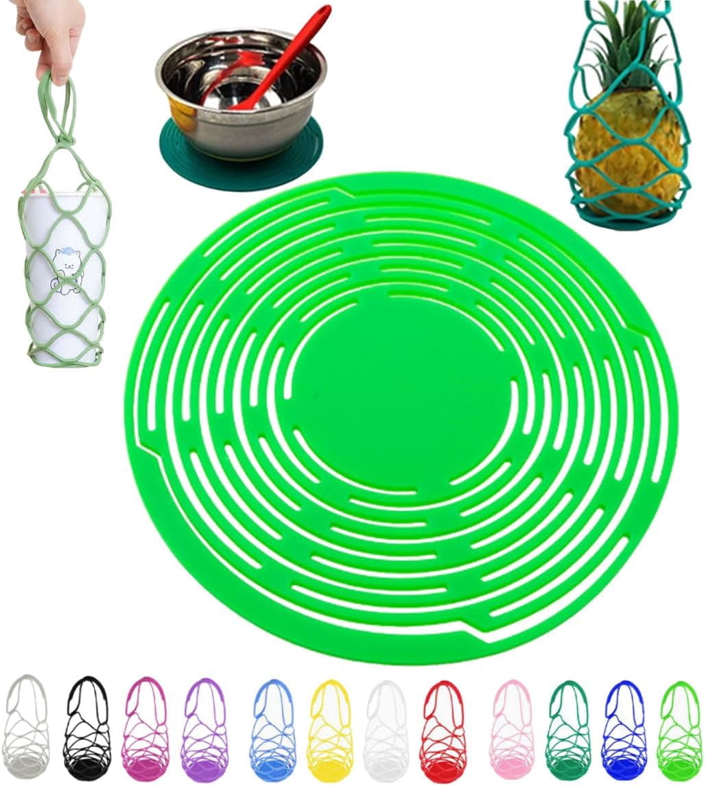 2026 Multifunctional Mesh Coaster, One Item Endless Uses, Multi-Color ...