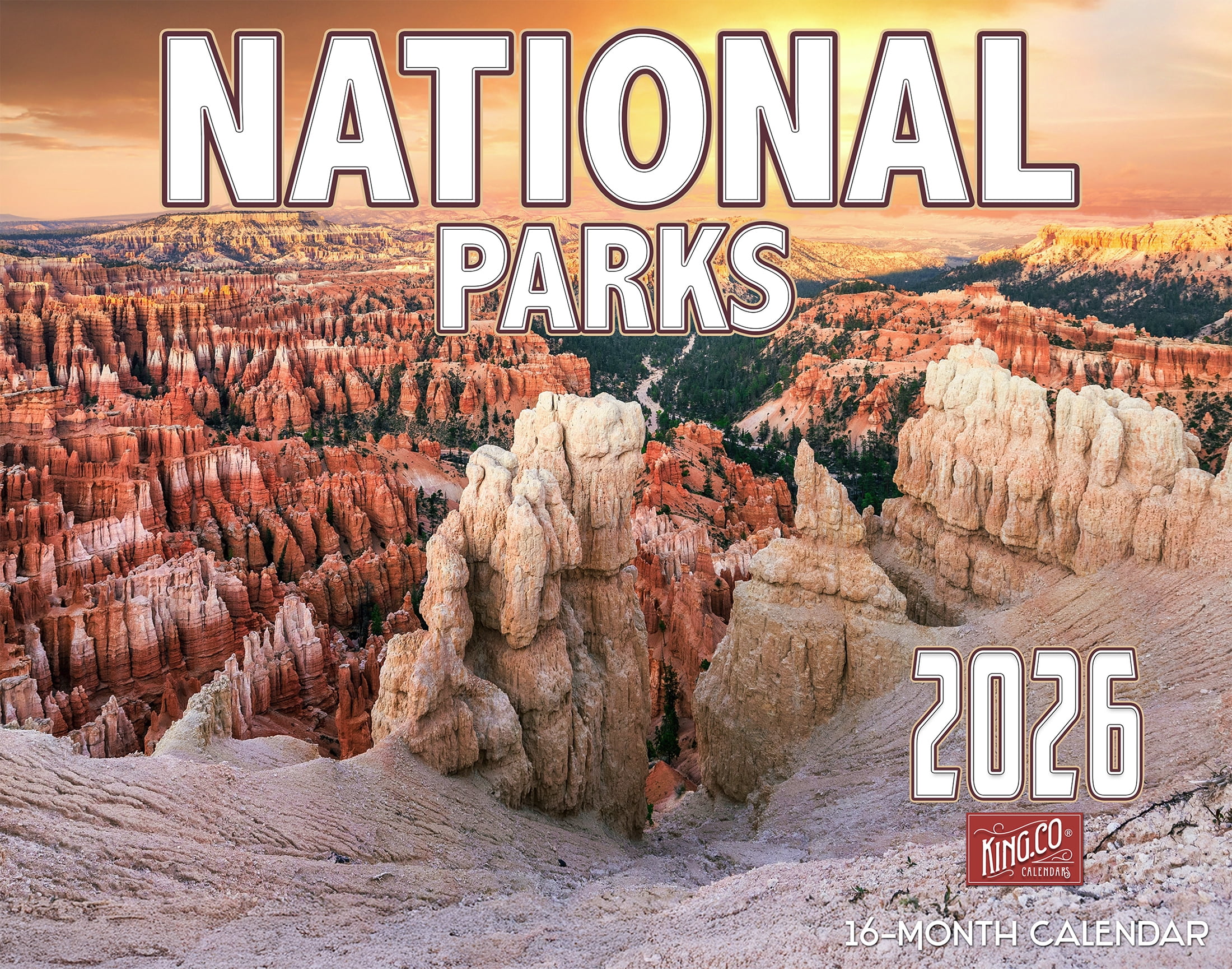2026 National Parks Wall Calendar 16-Month X-Large Size 14x22, National ...