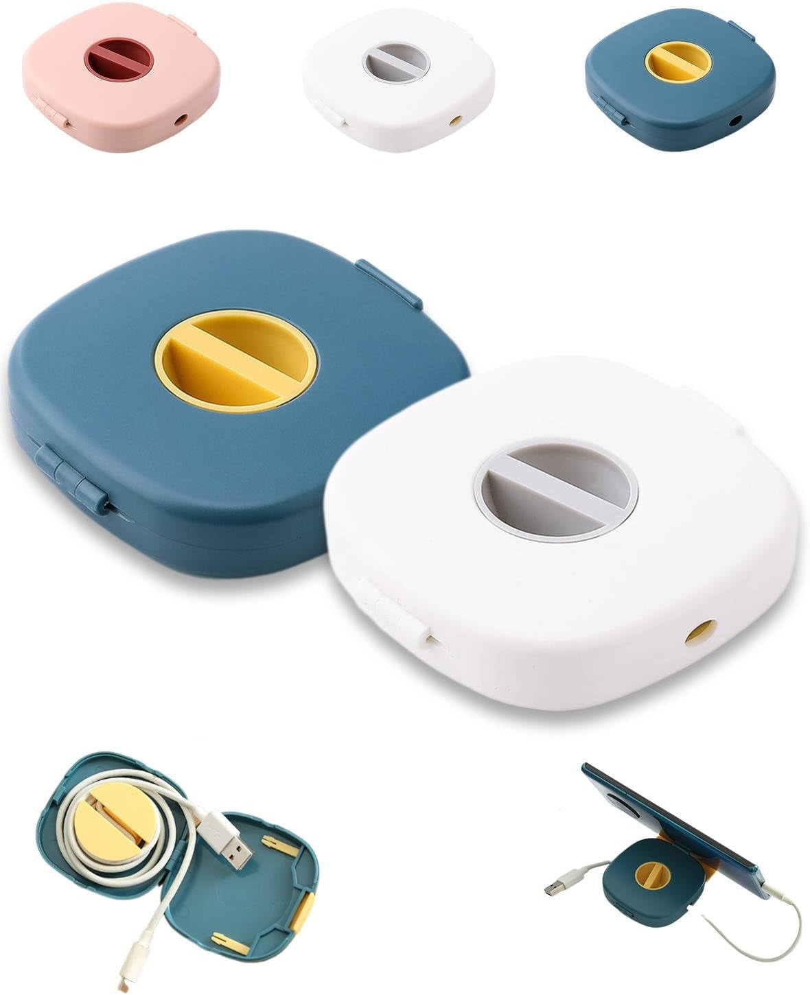 2026 New 2 in 1 Cable Winder with Phone Stand, Durable Cable Organizer ...