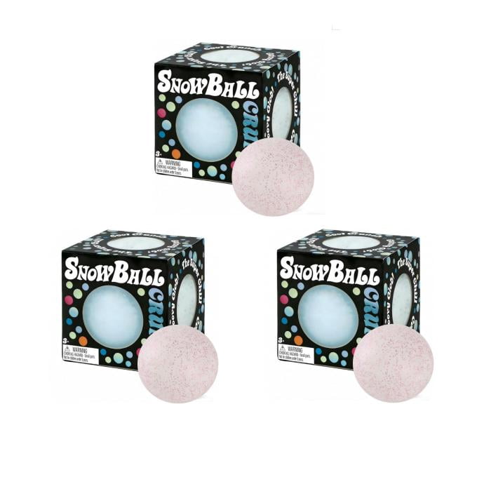 2026 New 2.36" Snowball Squishy Fidget Toys, Real Snow Squeeze Ball ...