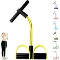 2026 New 21 Fitness Resistance Bands-4 Tube Pedal Ankle Puller ...