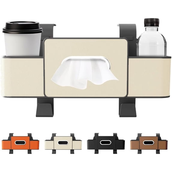 2026 New 3-in-1 Car Seat Back Storage Box, Multifunctional Back Seat ...