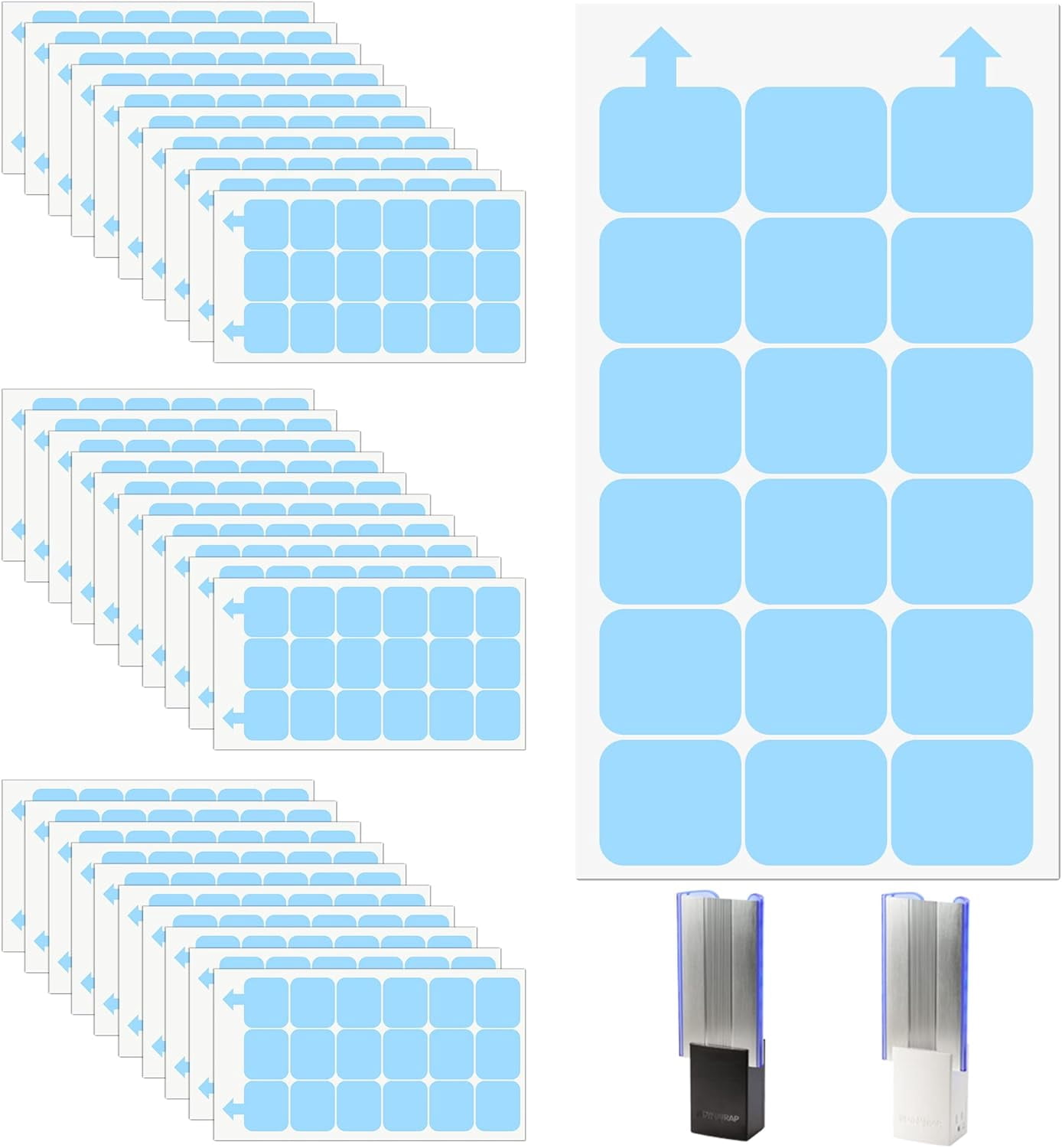 2026 New 30 Pack Replacement Sticky Glue Cards, Disposable Refill Trap ...