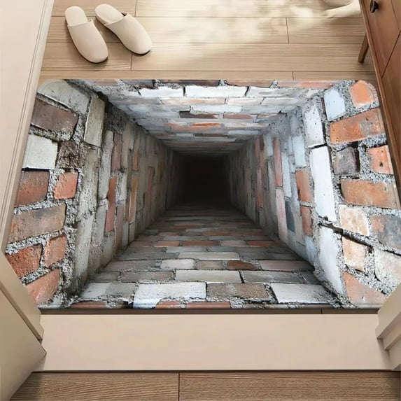 2026 New 3D Hole Rug,3D Hole Illusion Rug,Rugs That Look Like A Hole,Trap Optical Illusion ...