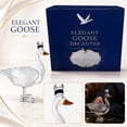 2026 New 3D Sculpted Goose Glass Whiskey Bottle, 350Ml Unique Glass Vod ...