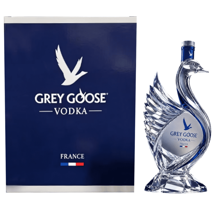 2026 New 3D Sculpted Grey Goose Glass Bottle, 350Ml Unique Glass Vod.ka ...