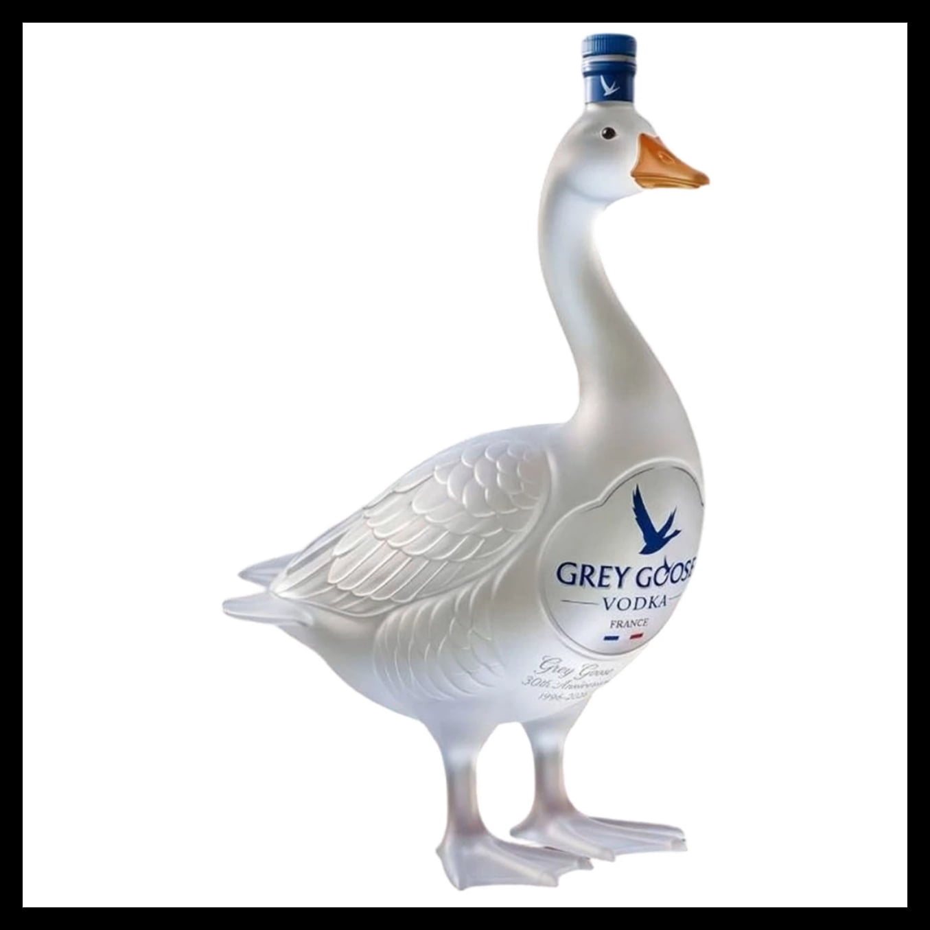 2026 New 3D Sculpted Grey Goose Glass Bottle, 350Ml Unique Glass Vod.ka ...