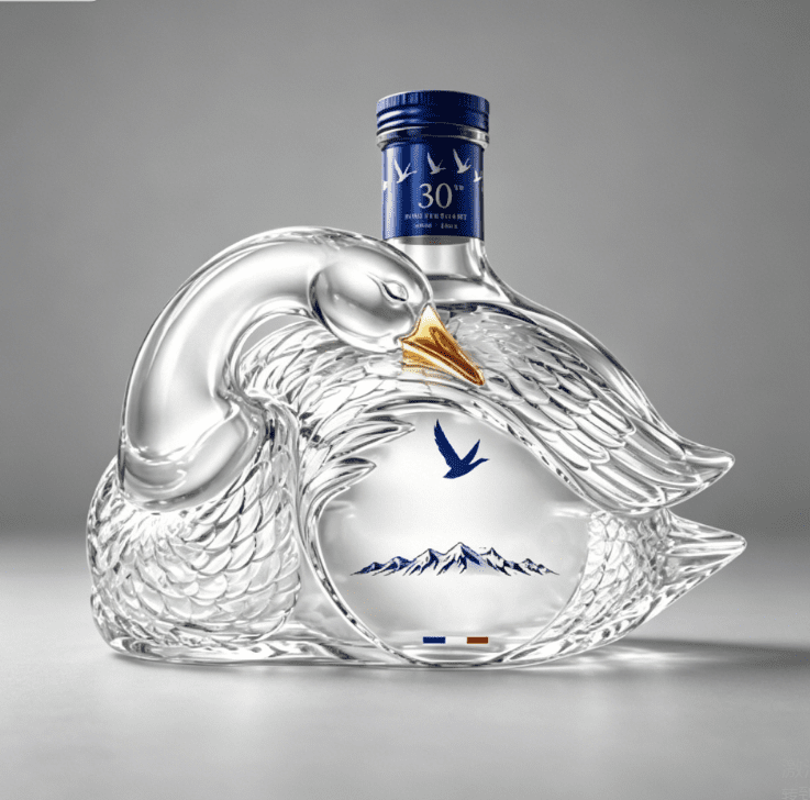 2026 New 3D Sculpted Grey Goose Glass Whiskey Bottle – Father's Day ...