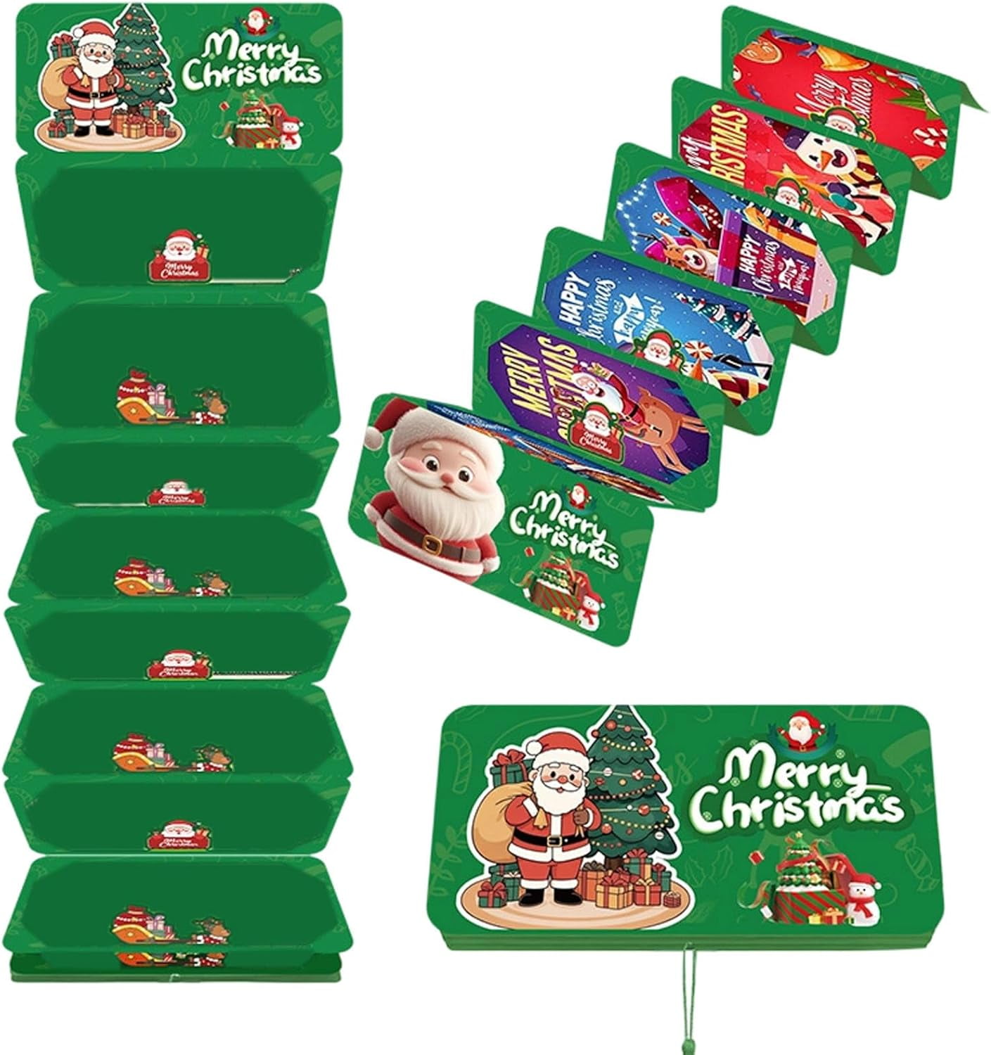 2026 New 3pcs Creative Christmas Cash Envelope, Christmas Money Holder ...