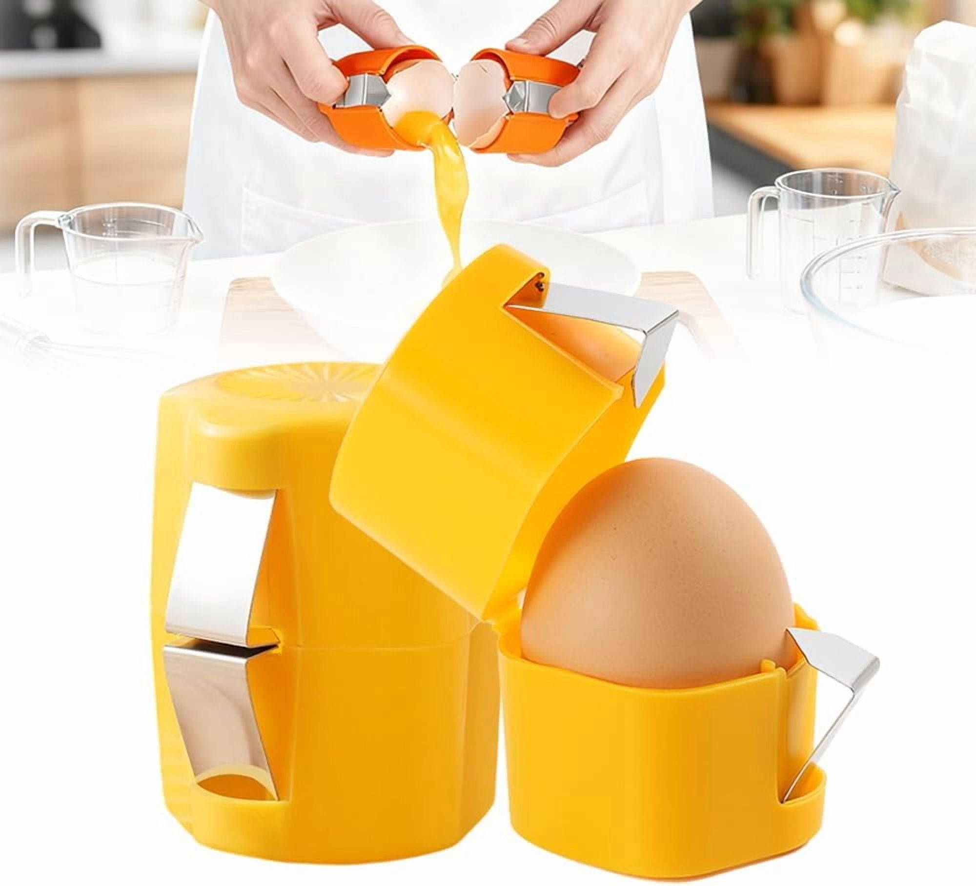 2026 New 4-in-1 Egg Tool - Stainless Steel Cracker/Peeler/Separator ...