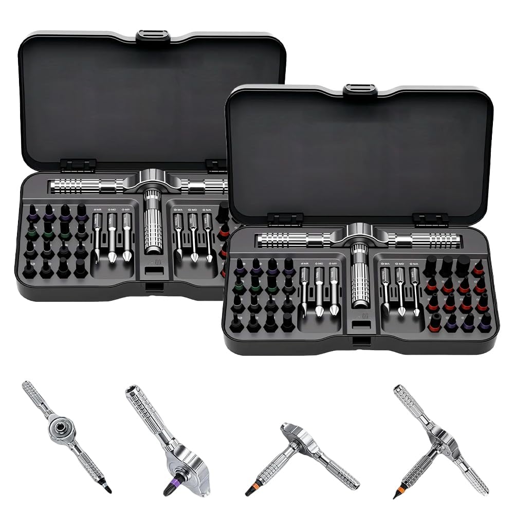 2026 New 40 In 1 Magnetic Ratchet Screwdriver Set, DIY Ratchet ...